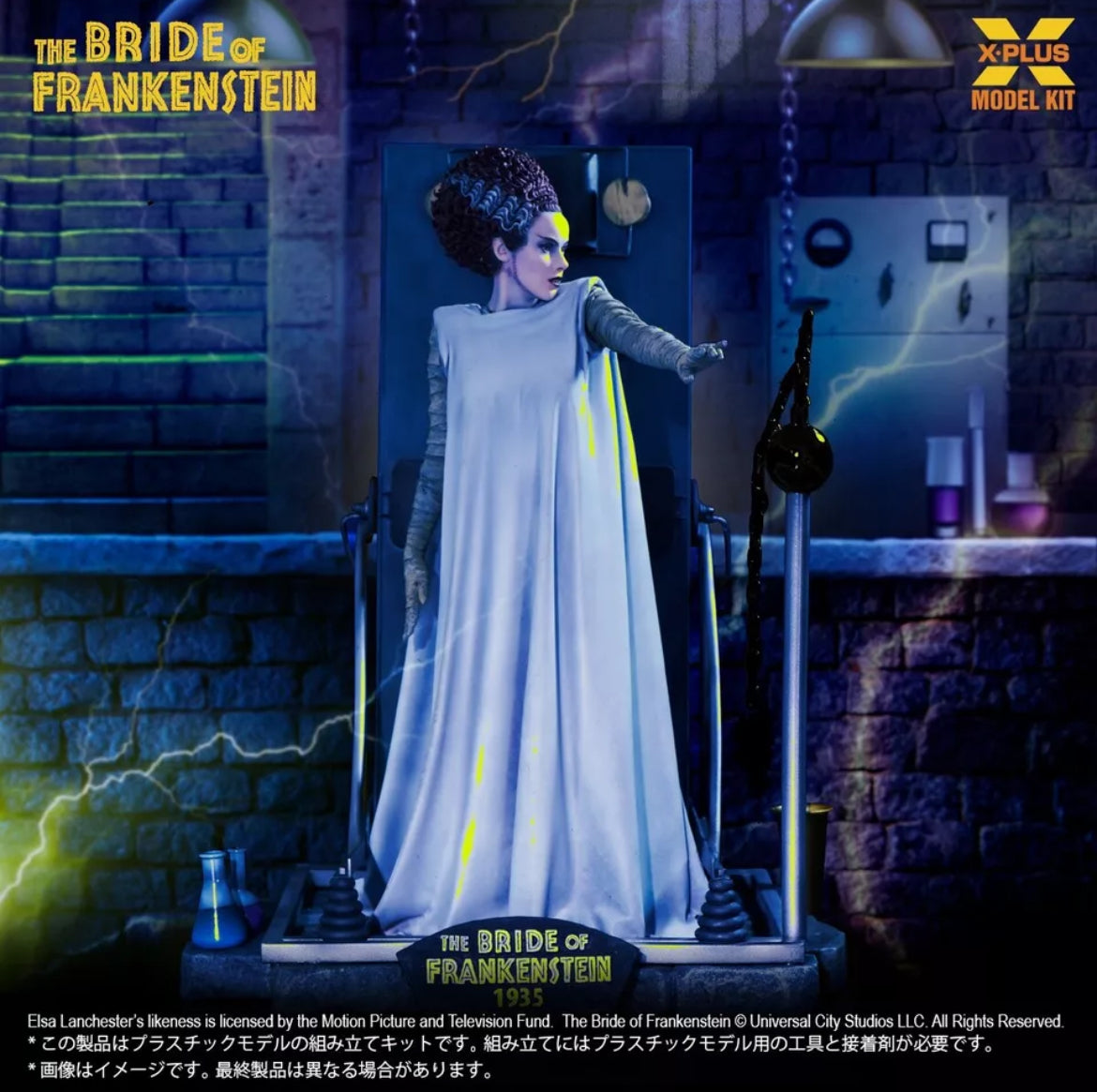 X-Plus 1/8 Scale BRIDE OF FRANKENSTEIN Model Kit – Videoshock!