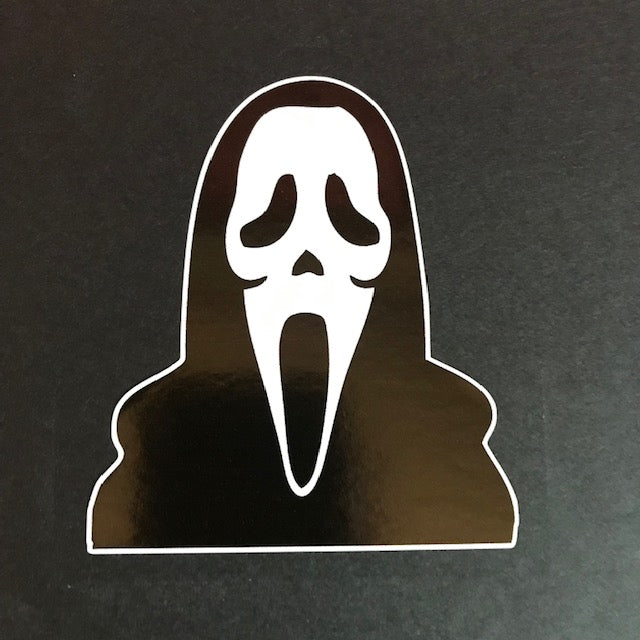 SCREAM GHOSTFACE 4" X 4"" Vinyl Decal – Videoshock!