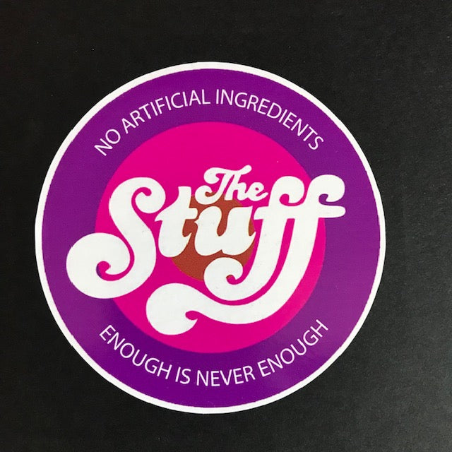 THE STUFF LOGO 4" Vinyl Decal – Videoshock!